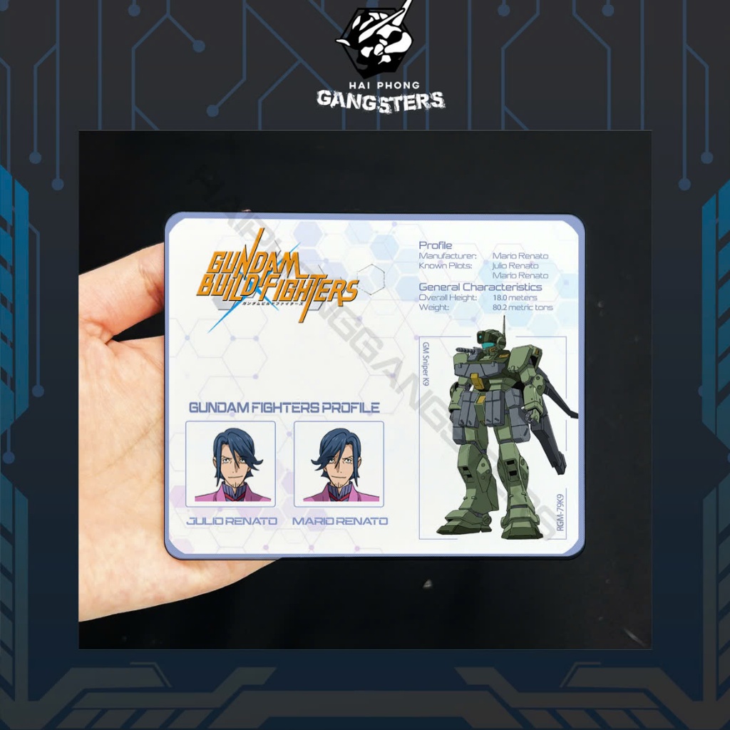 FT10 - RGM-79K9 GM Sniper K9 (Series Gundam Build Fighter) Base mica ...
