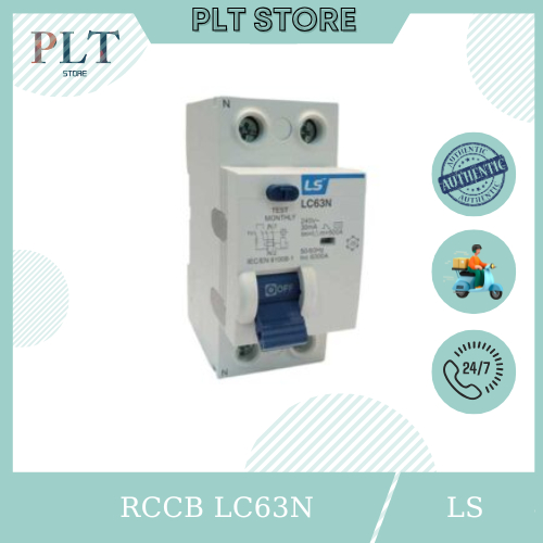 Cầu Dao Chống Dòng Rò RCCB , CB Chống Giật LS LC63N 1P+N 25A - 63A, 6kA 30mA | Shopee Việt Nam
