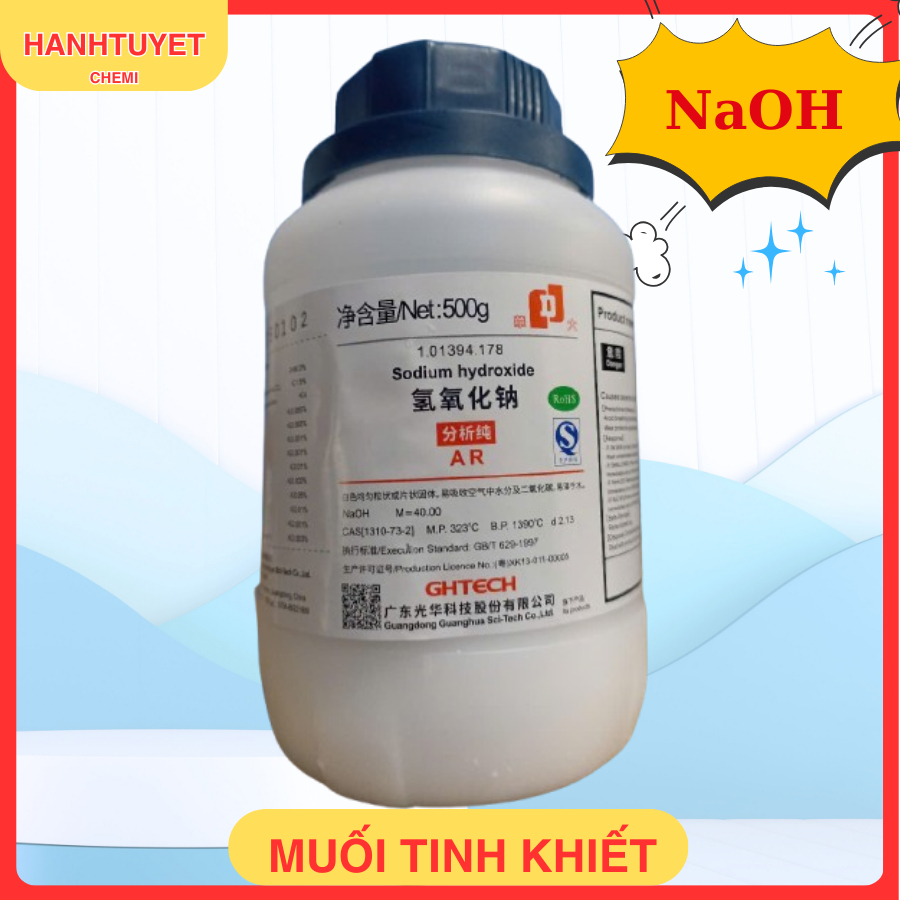 NAOH (Natri Hydroxit) Hàng Tinh Khiết - [500gr] - Hóa Chất Công Nghiệp ...