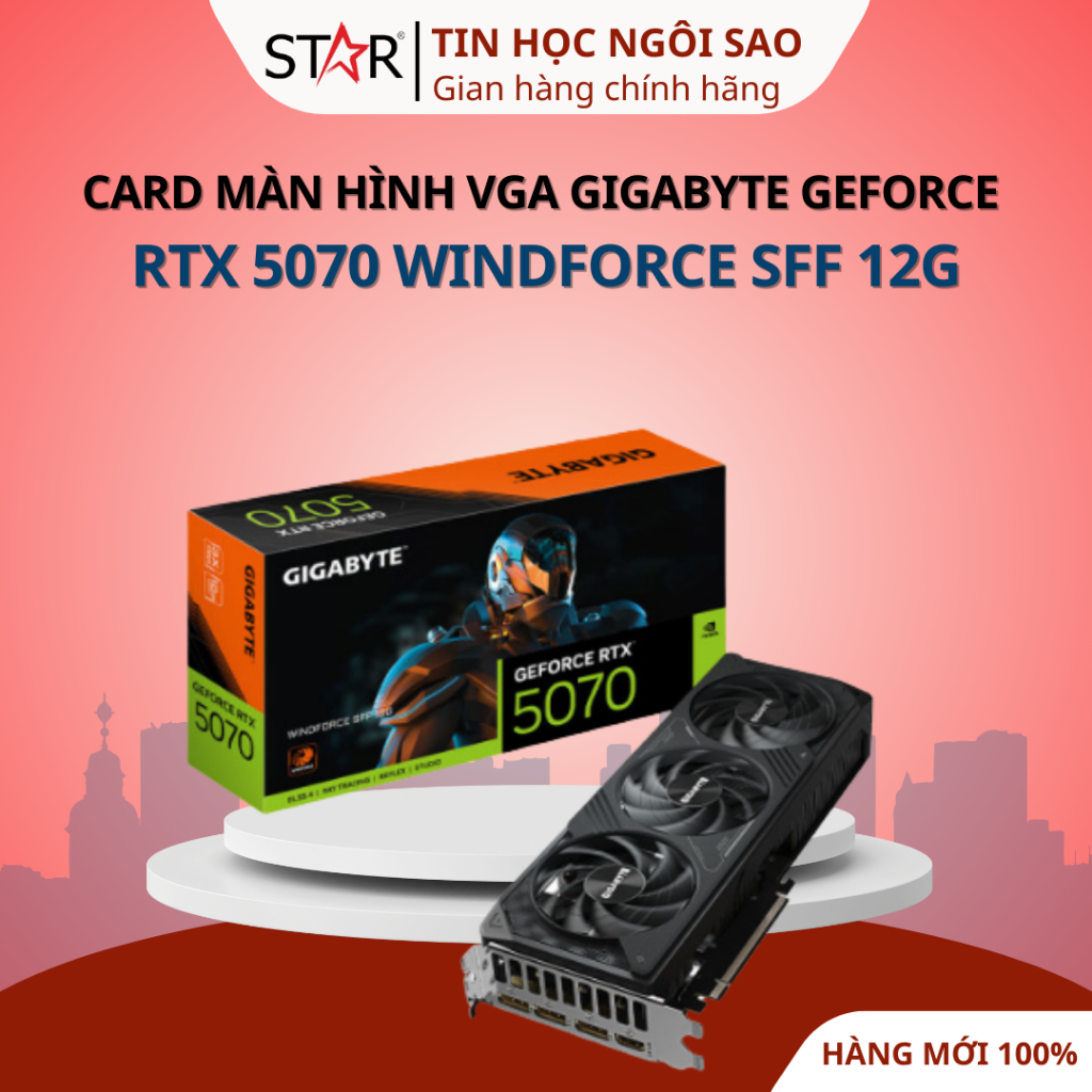 Card Màn Hình VGA Gigabyte GeForce RTX 5070 WINDFORCE SFF 12G - Bảo ...