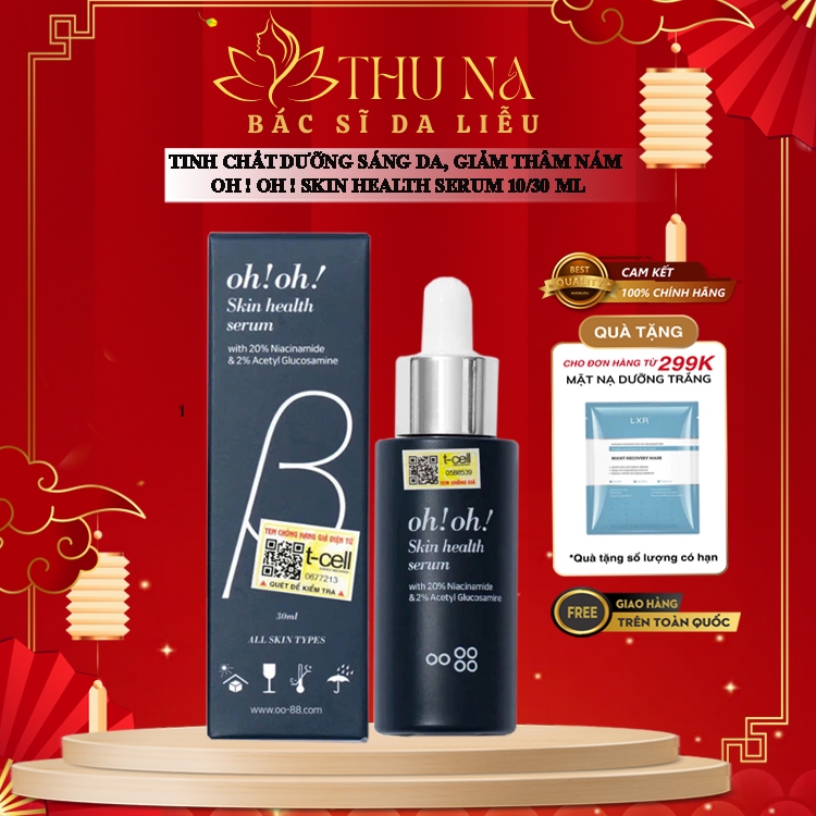Serum oh!oh! Niacinamide 20% Dưỡng Sáng Da, Giảm Thâm, Thu Nhỏ Lỗ Chân ...