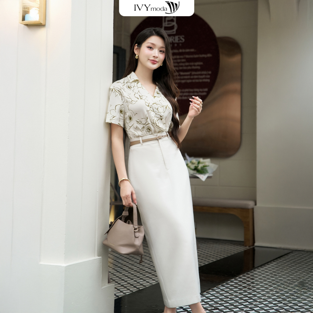 Sapline Skirt - Chân váy bút chì Tuytsi, Chân váy công sở nữ IVY moda MS 31M9063 | Shopee Việt Nam