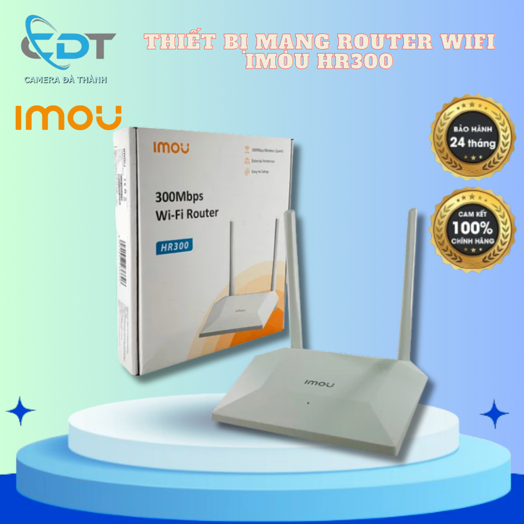 Thiết bị mạng Router WiFi IMOU HR300 chuẩn N 300Mbps, BH:24T | Shopee ...