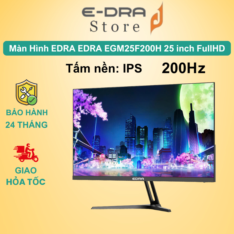 Màn hình Gaming EDRA EGM25F200H 25 inch FullHD 200Hz | Shopee Việt Nam