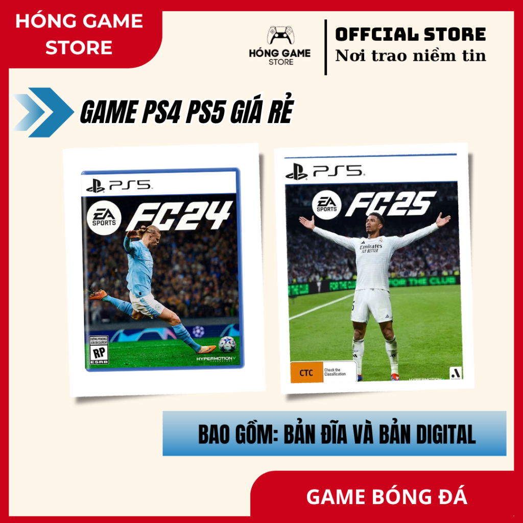 GAME BÓNG ĐÁ FC 24 FC 25 PS4 PS5 | Shopee Việt Nam