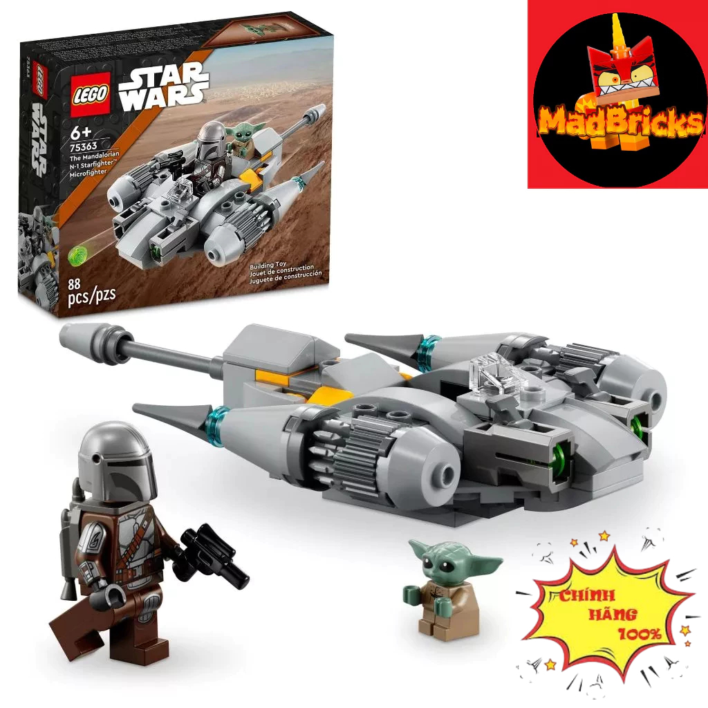 (HÀNG CÓ SẴN ) Lego STAR WAR 75363 The Mandalorian N-1 Starfighter ...