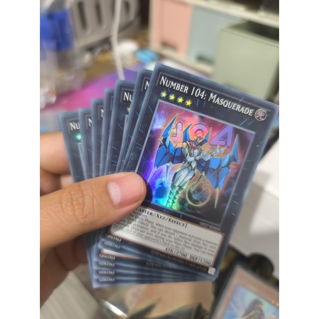[Yugioh Funny Shop] 1 lá thẻ bài OP27-EN010 - Number 104: Masquerade ...