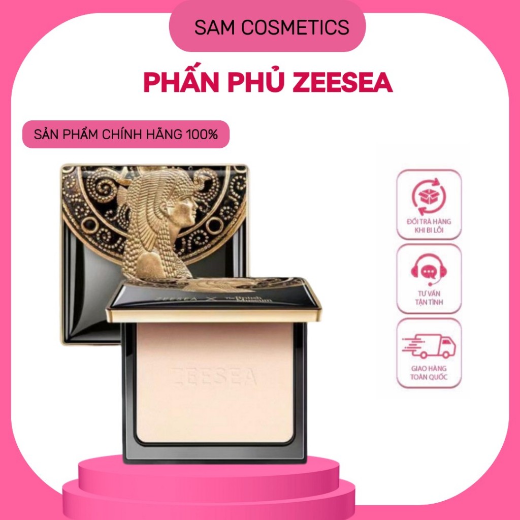 [ZEESEA] Phấn phủ ZEESEA dạng nén kiềm dầu chống thấm nước lớp phủ mịn bảo vệ da phiên bản Nữ ...