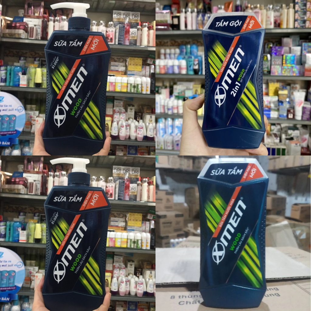 Sữa Tắm - Tắm Gội 2in1 Nam XMEN Hương Nước Hoa Wood Sport 180g / 380g / 650g | Shopee Việt Nam