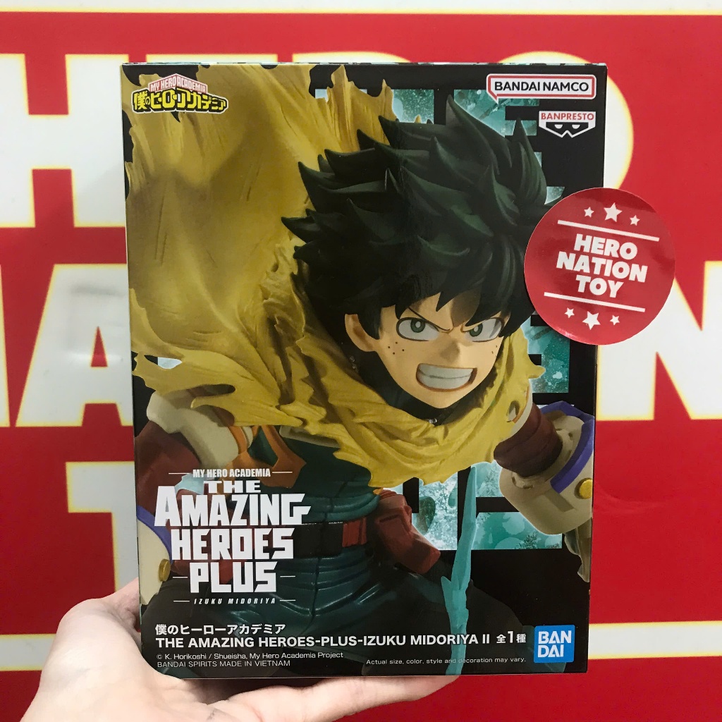 [CHÍNH HÃNG] Mô Hình My Hero Academia The Amazing Heroes Plus Izuku Midoriya II | Shopee Việt Nam