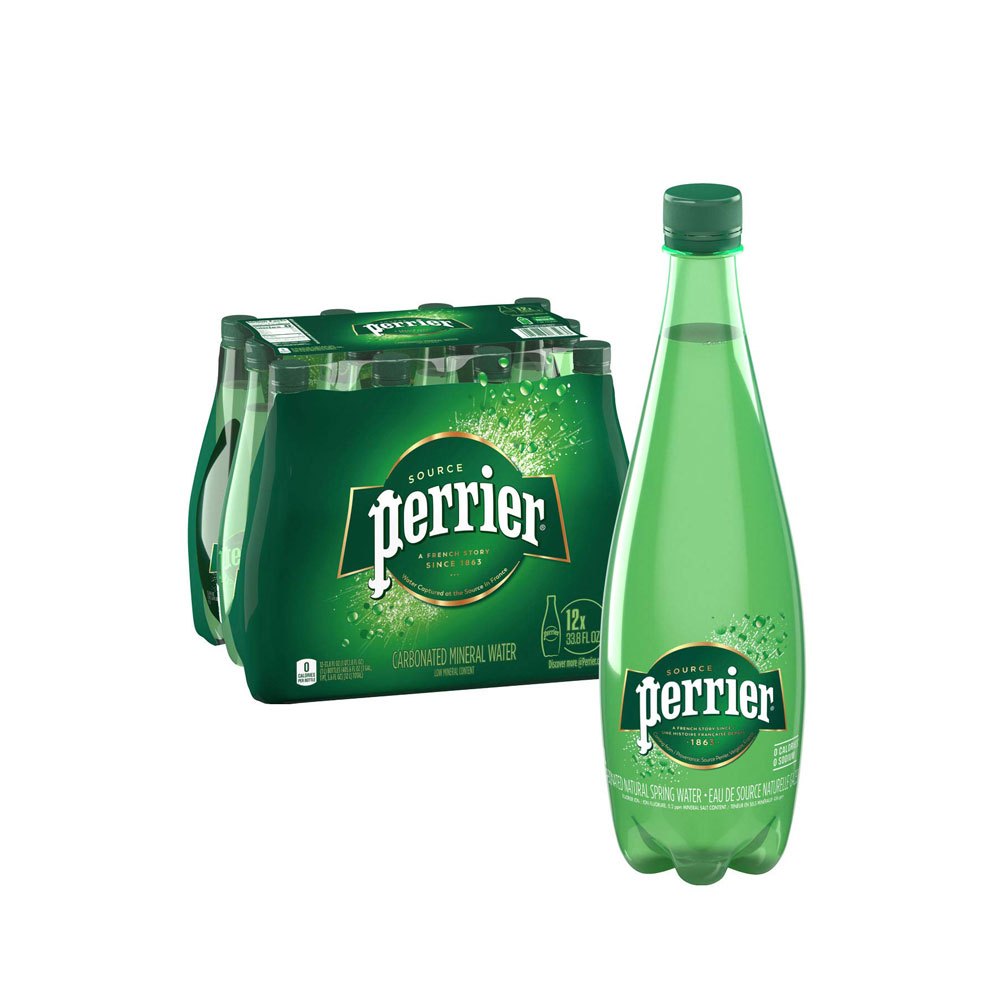 1 thùng 24 chai Nước Khoáng Tự Nhiên Đóng Chai Perrier Sparkling Water nhập khẩu Pháp Chai 500ml ...