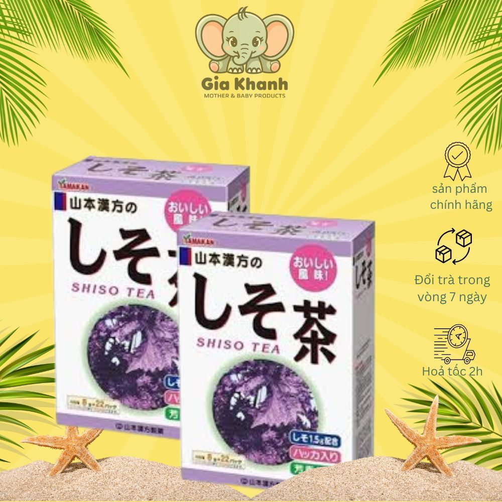 (HSD 10/2026) Trà Tía Tô Shiso Tea Yamakan 22 Gói Nhật Bản | Shopee Việt Nam