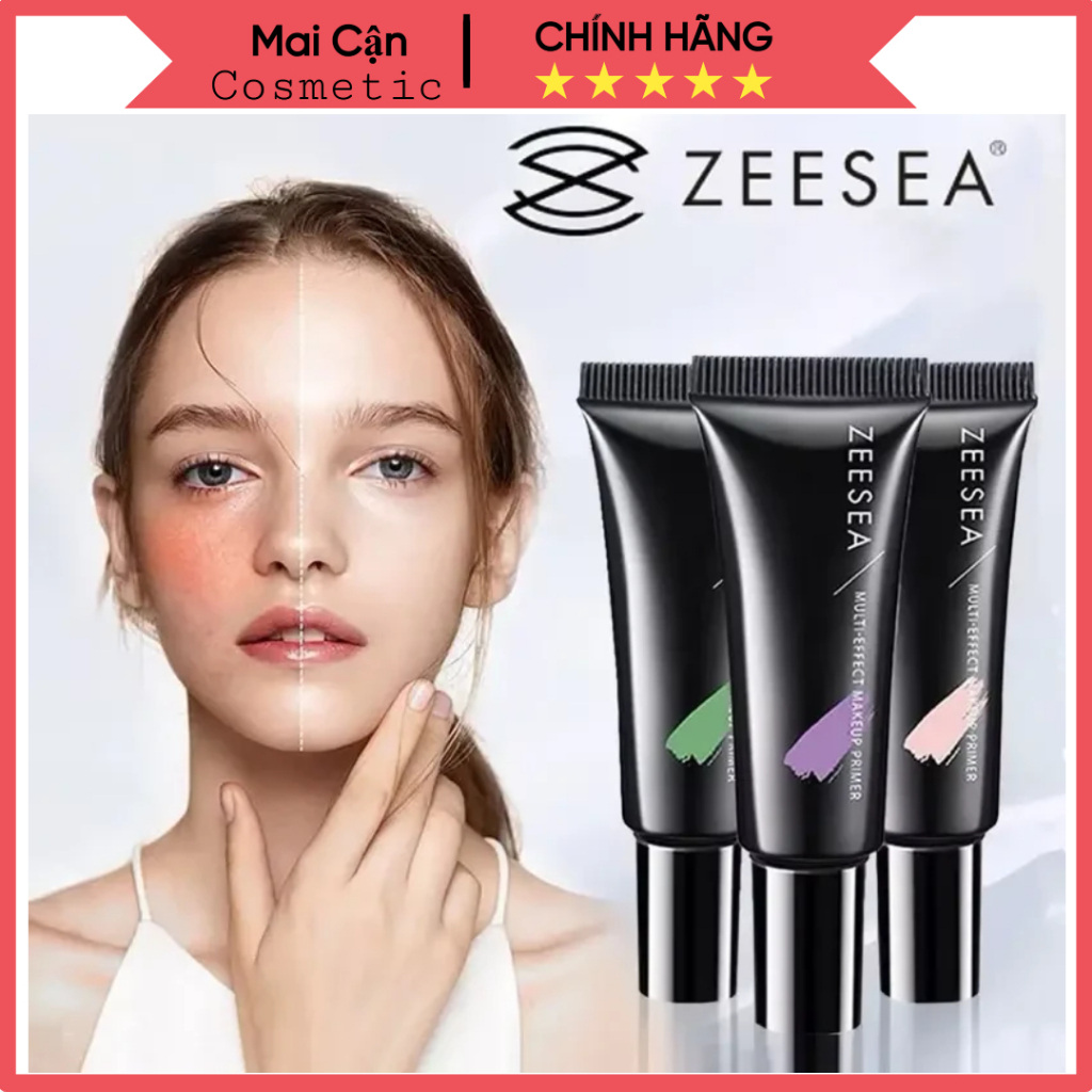 Kem Lót Zeesea Kiềm Dầu Nâng Tone Mịn Da Che Lỗ Chân Lông 10g Mini | Shopee Việt Nam