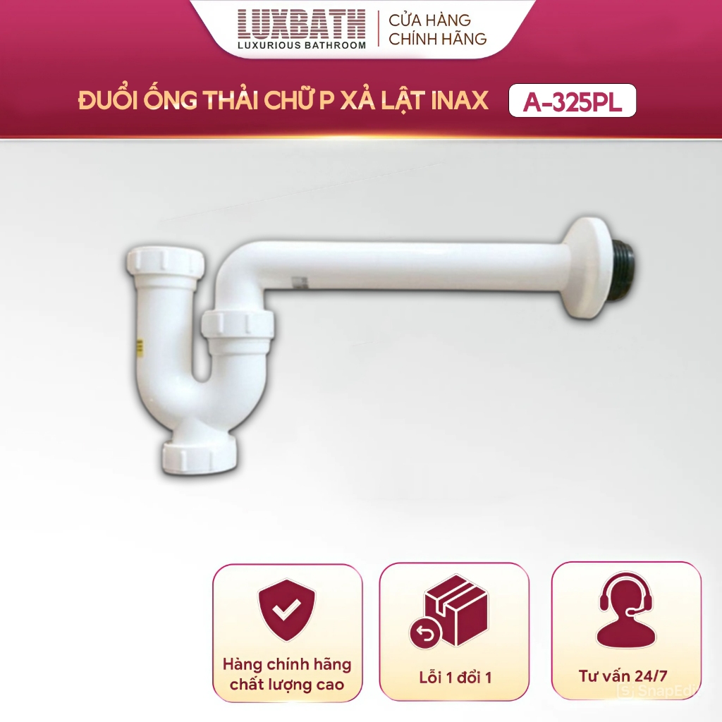 Đuổi Ống Thải Chữ P Inax A-325PL – Ống Xả Lavabo Nhựa Inax Chính Hãng ...