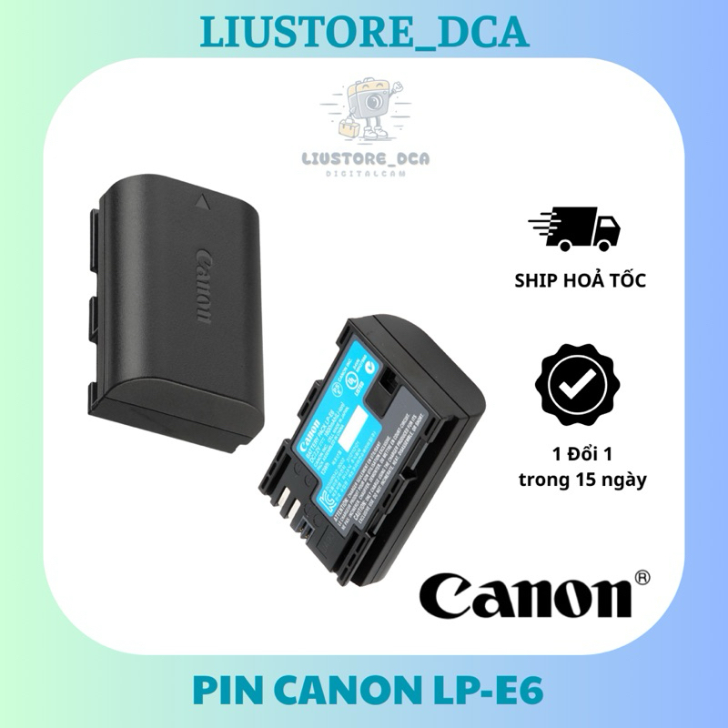 Pin Máy Ảnh Canon LP-E6/ LP-E8/ LP-E10/ LP-E12 cho các dòng máy ảnh DSLR của Canon | Shopee Việt Nam