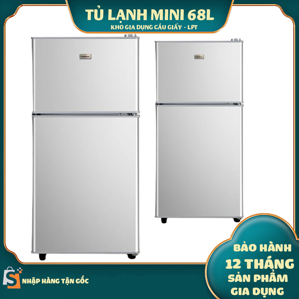 ⭐Tủ lạnh mini dung tích 68 lít AIPU BCD-68L cao cấp có ngăn đá và ngăn ...
