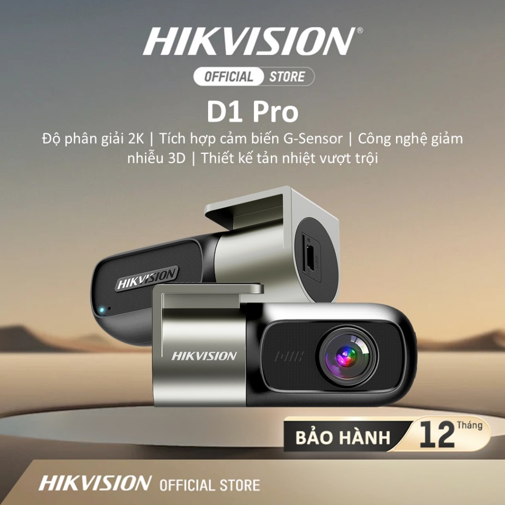 Camera Hành Trình Hikvision D1/D1 PRO Full HD - WiFi, G-Sensor, Chế Độ Đỗ Xe, Độ Phân Giải 1440P ...