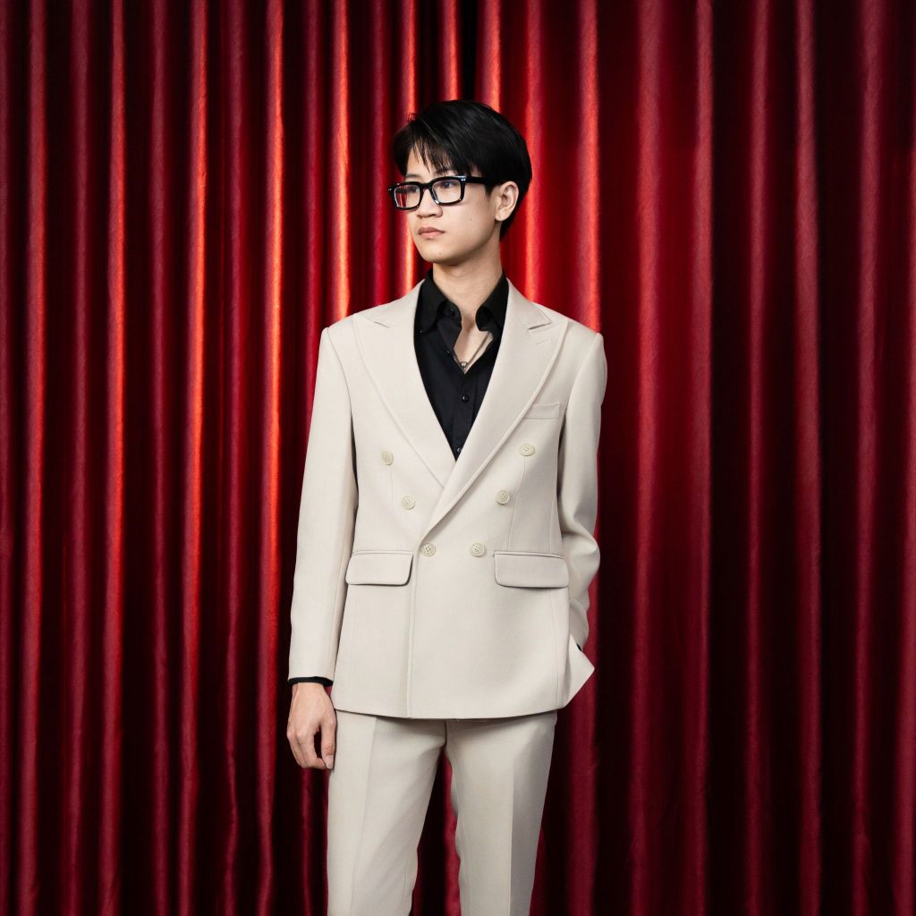 Blazer màu be 2 hàng khuy Addikt Beige Double Breasted - Áo khoác ...