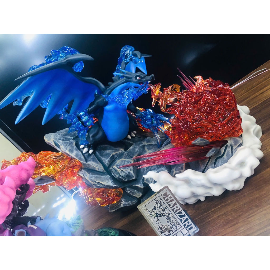 Mô hình pokémon chính hãng [Charizard Mega X] - Resin/PU - MGC Studio - Nhập khẩu | Shopee Việt Nam