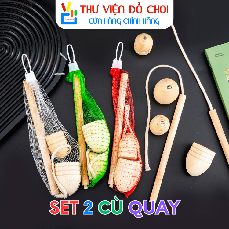 Đồ Chơi Con Quay 3,5cm Và 4,5cm Bằng Gỗ An Toàn Kèm Dây - Cù Quay Gỗ ...
