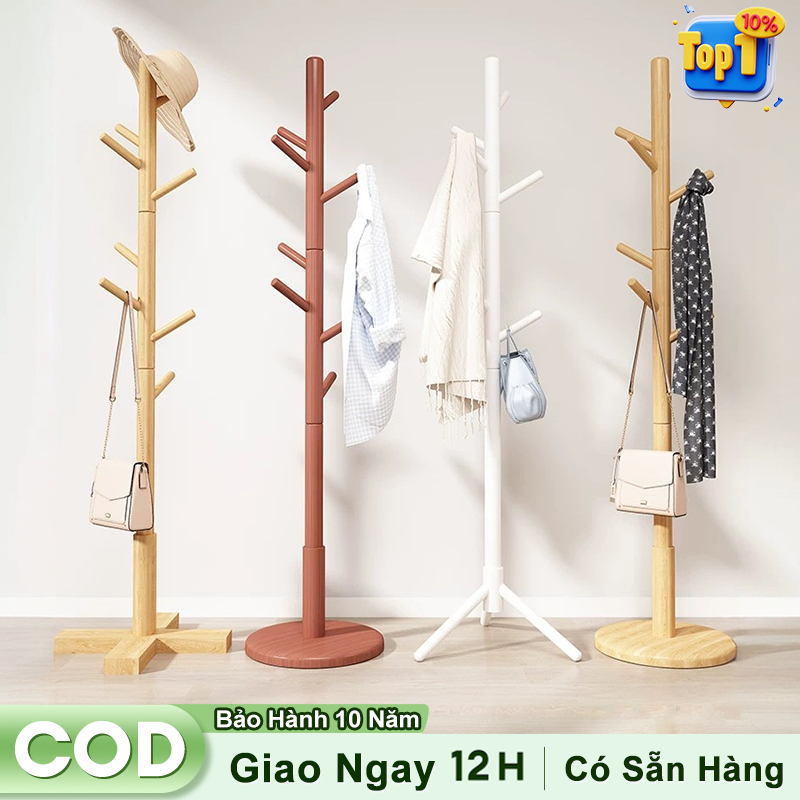 Woodland Cây Treo Quần Áo 100% gỗ giá treo quần áo gỗ Giá treo đồ Tiết Kiệm Không Gian giá treo ...