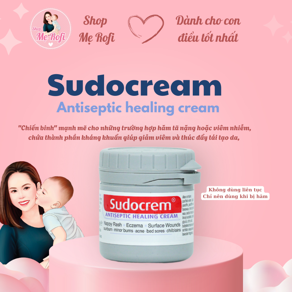 Sudo Kem Hăm Tã Cho Trẻ Sơ Sinh Sudocrem UK - 60g Mẹ Rofi | Shopee Việt Nam