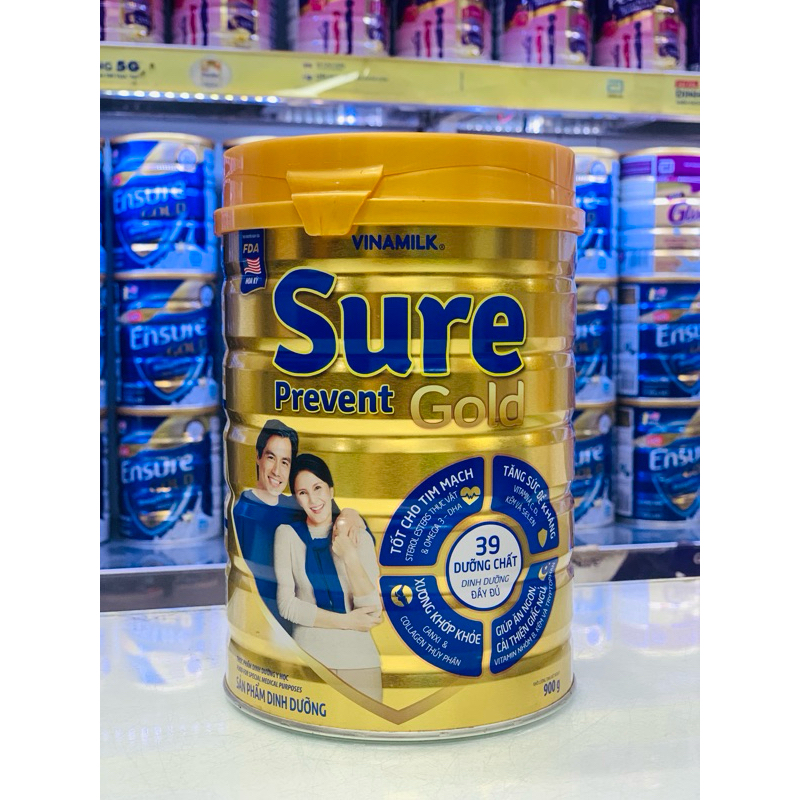 [24-12-2026] Sữa Dinh Dưỡng Vinamilk Sure Prevent Lon 900g | Shopee ...