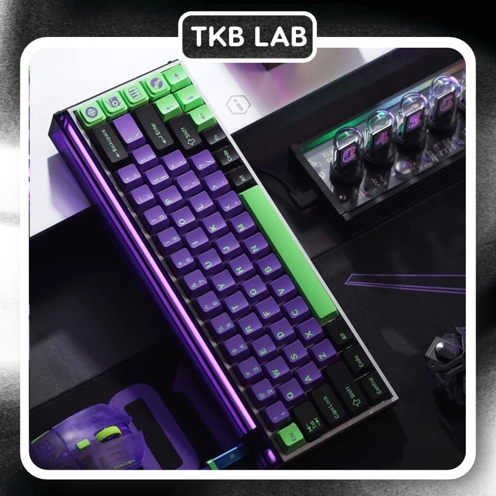 Keycap TapTempo EVA 01 | PBT Double Shot | Profile Cherry - 150 Nút ...