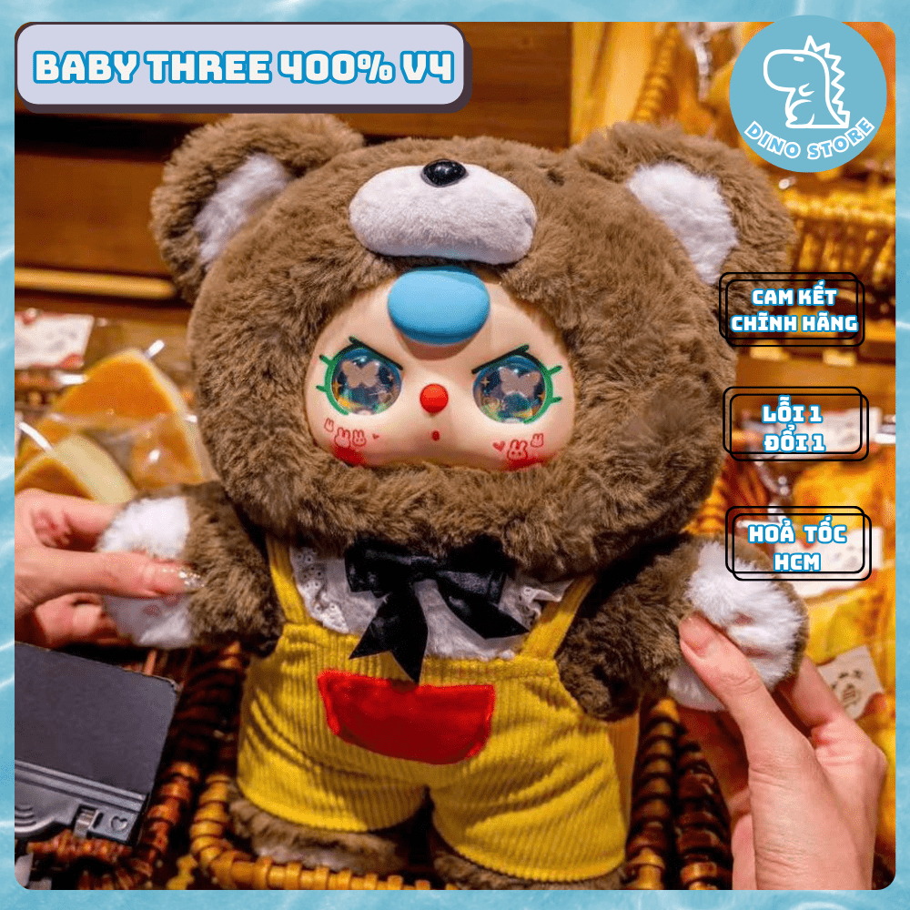 [SẴN CHÍNH HÃNG] Baby Three 400% V4 Blindbox, Túi Mù Baby Three Qùa ...