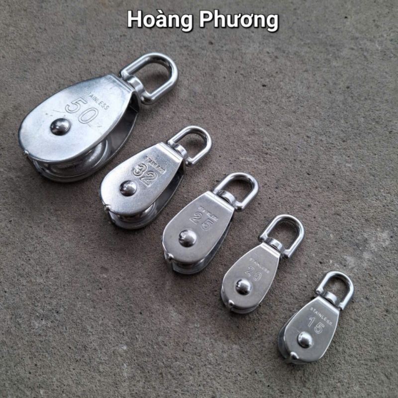 Ròng rọc INOX 304 không han gỉ đủ cỡ, Puly inox 304 | Shopee Việt Nam