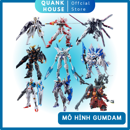 Mô hình lắp ráp aerial, rising freedom, astray red frame, omega ...
