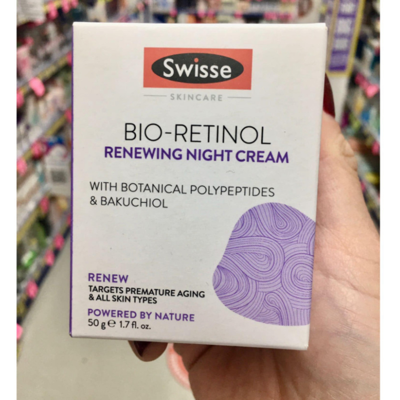 KEM DƯỠNG ẨM, TÁI TẠO DA SWISSE BIO-RETINOL RENEWING NIGHT CREAM 50G ...