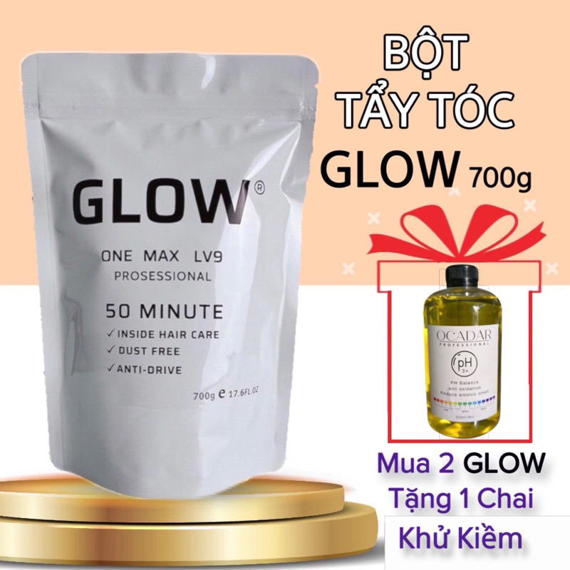 Bột Tẩy Tóc - Tẩy Tóc GLOW 700g | Shopee Việt Nam
