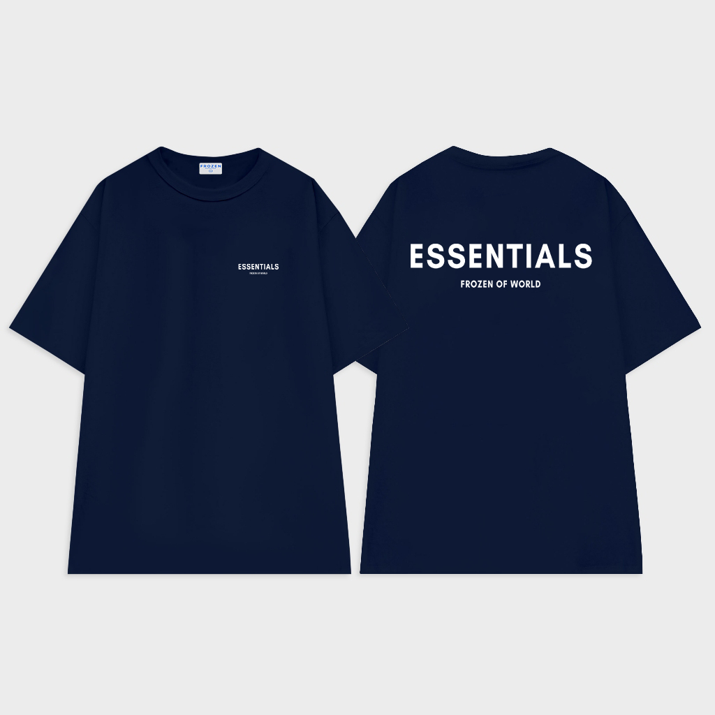 Áo Thun Nam Nữ Local Brand Frozen Essentials/ World V2 | Shopee Việt Nam