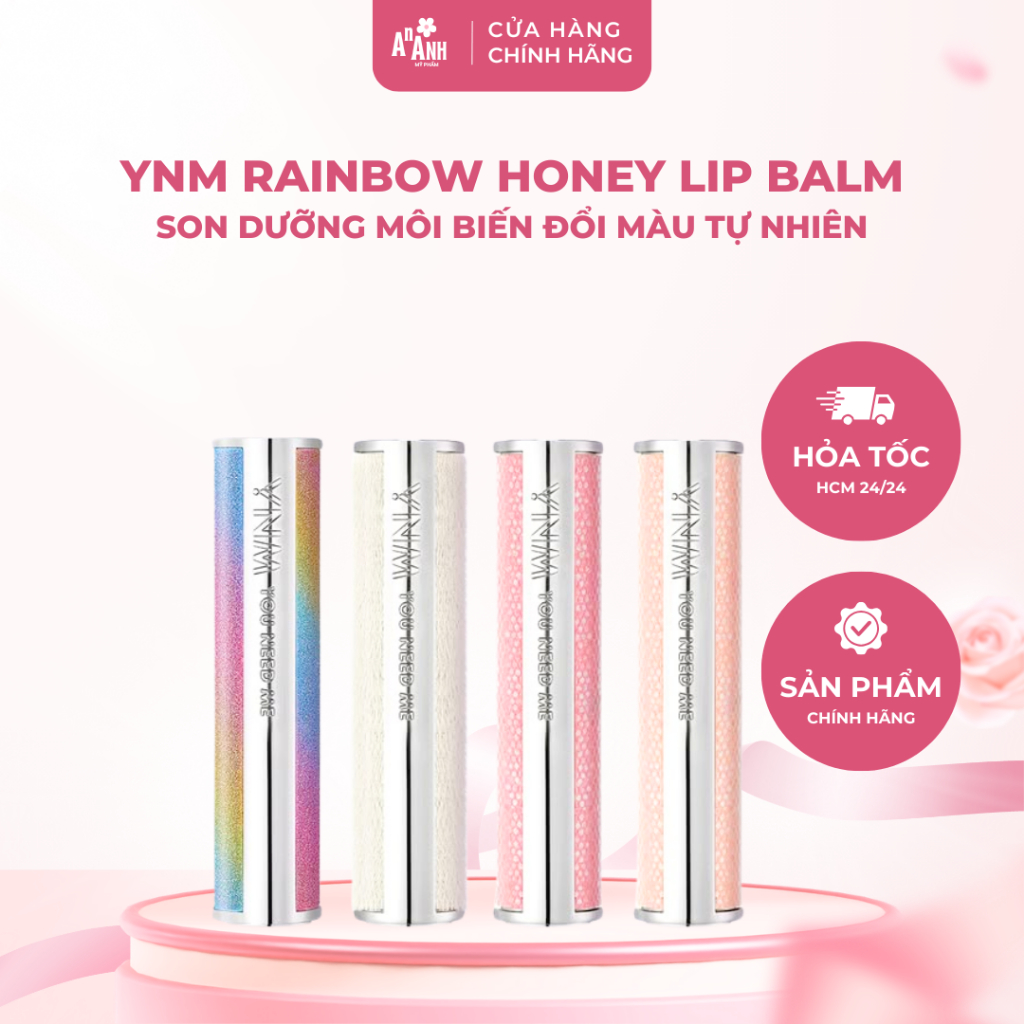 Son dưỡng YNM Rainbow Honey Lip Balm | Shopee Việt Nam