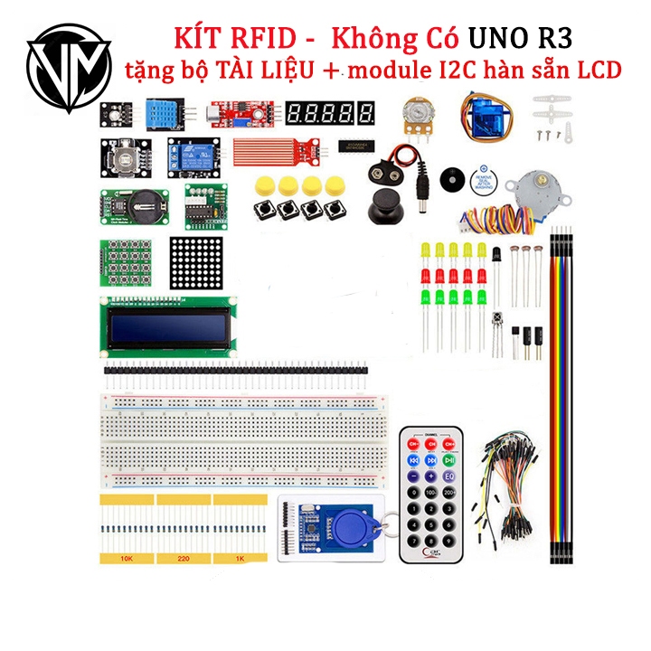 [BẢO HÀNH 6 THÁNG - KÈM TÀI LIỆU] Bộ kit Arduino UNO R3 nâng cao Chíp ...