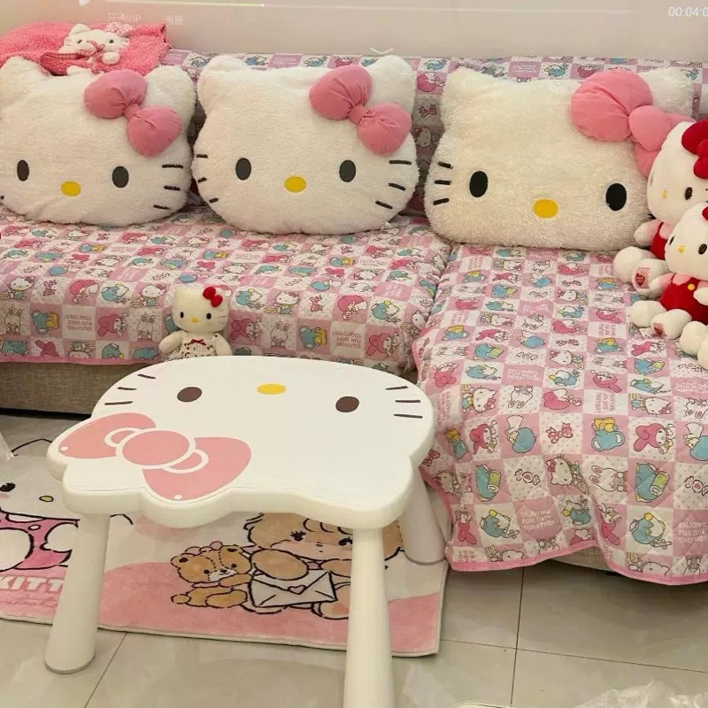 Gối ôm Hello Kitty bông mịn siêu mềm – dùng làm đệm ghế sofa | Shopee ...