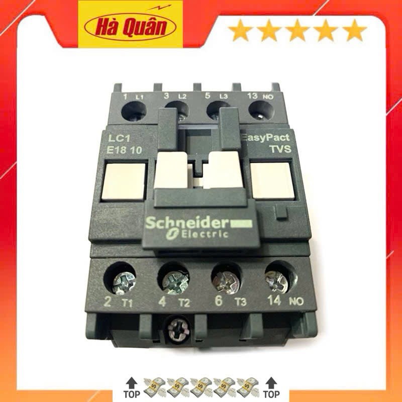Khởi động từ 18A- LC1E1810 Schneider (24V-220V-380V), Khởi Schneider ...