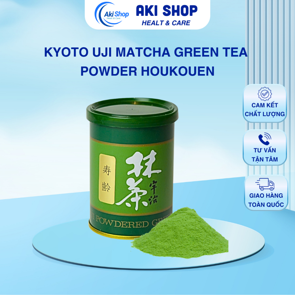Kyoto Uji Matcha Green Tea Powder Houkouen |Aki Shop Healt & Care ...