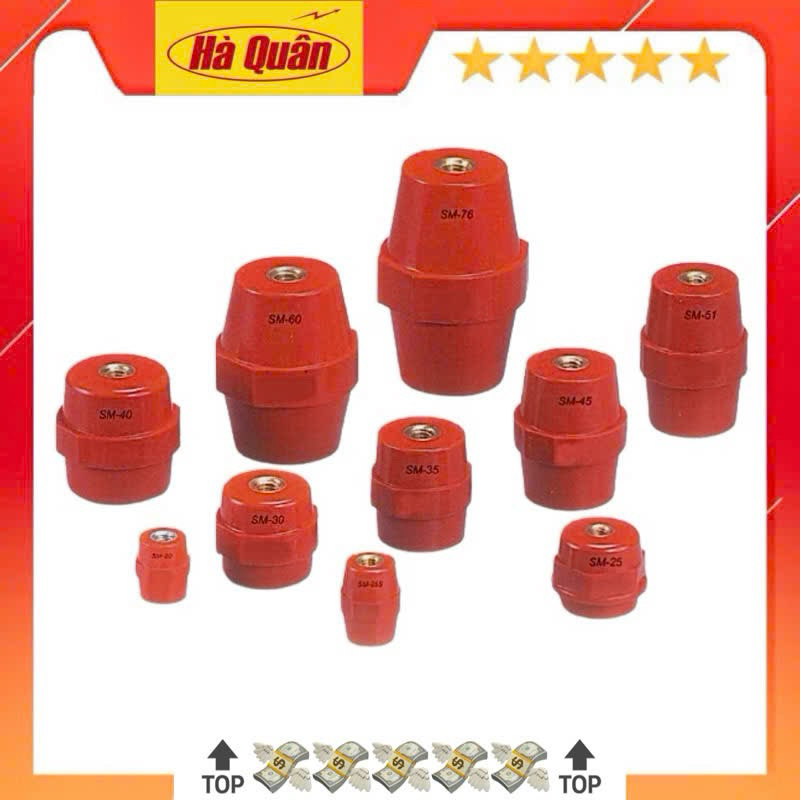 Sứ Đỡ Cách Điện, SỨ QUẢ NHÓT, SỨ ĐỠ THANH CÁI SM 25 SM30 SM35 SM51 SM76 | Shopee Việt Nam