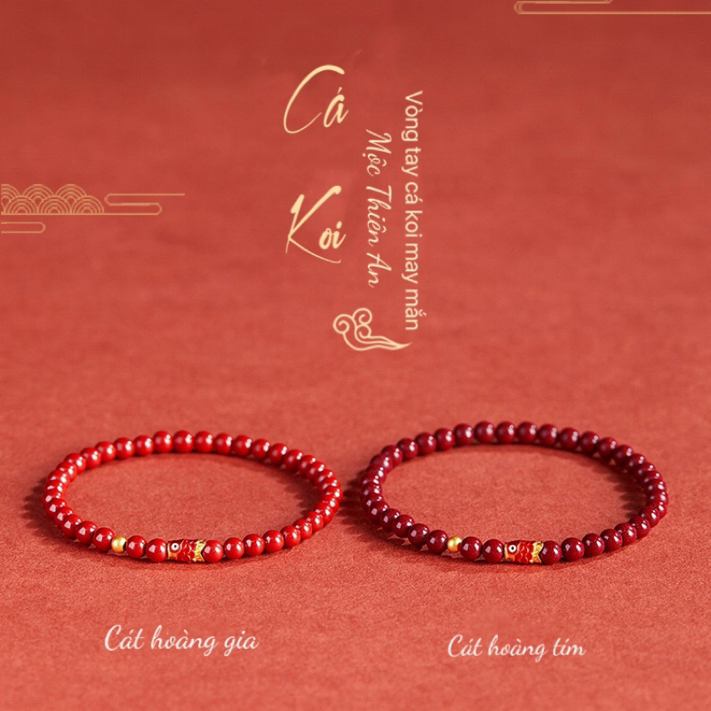 Vòng Tay Chu Sa Cá Koi May Mắn Tài Lộc S925 | Shopee Việt Nam