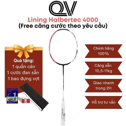 Vợt cầu lông Lining Halbertec 4000 chính hãng Quốc Việt Badminton công ...