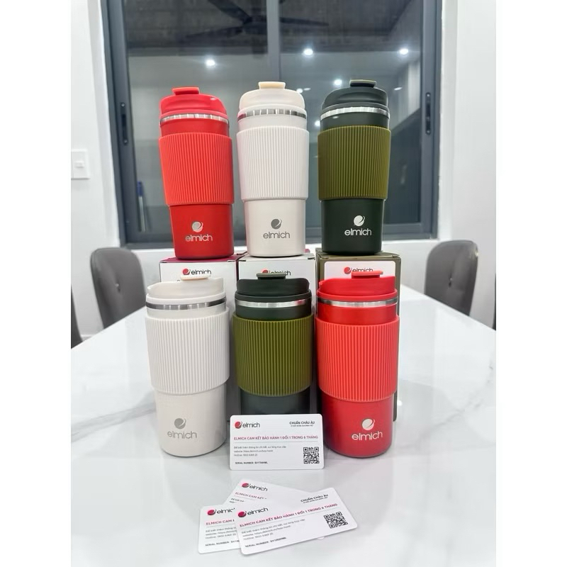 Cốc giữ nhiệt inox 304 Elmich EL8345W dung tích 480ml | Shopee Việt Nam