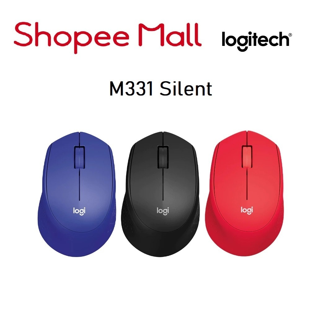 Chuột Logitech M331 Silent - Giảm ồn, Kết nối USB, thuận tay phải, PC/ Laptop | Shopee Việt Nam