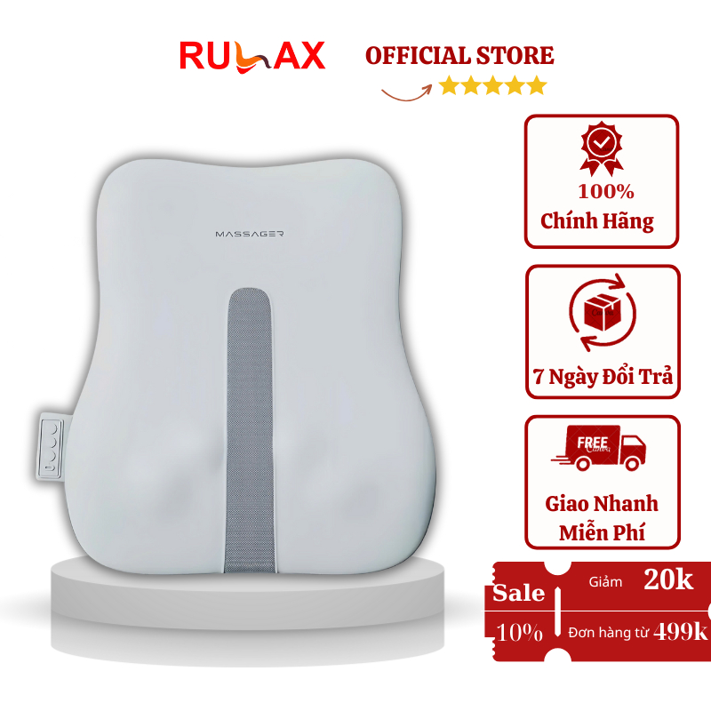 Máy Massage Lưng RULAX RL-30, Máy Massage Đa Điểm Lưng Kết Hợp Hồng ...