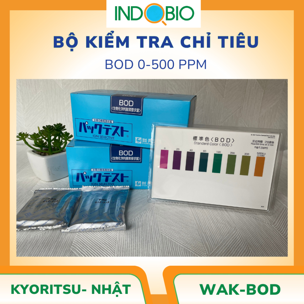 [HÀNG CÓ SẴN] PACK TEST BOD BỘ TEST BOD TRONG NƯỚC THẢI 0-500 PPM, WAK ...