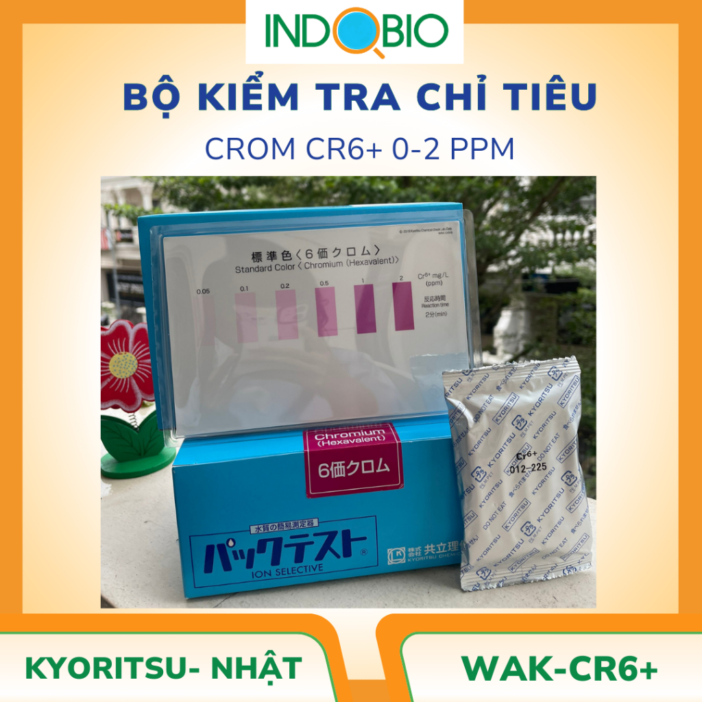 [HÀNG CÓ SẴN] PACK TEST CROM Cr6+ BỘ TEST NHANH CROM 0.05-2PPM WAK-CR6 ...
