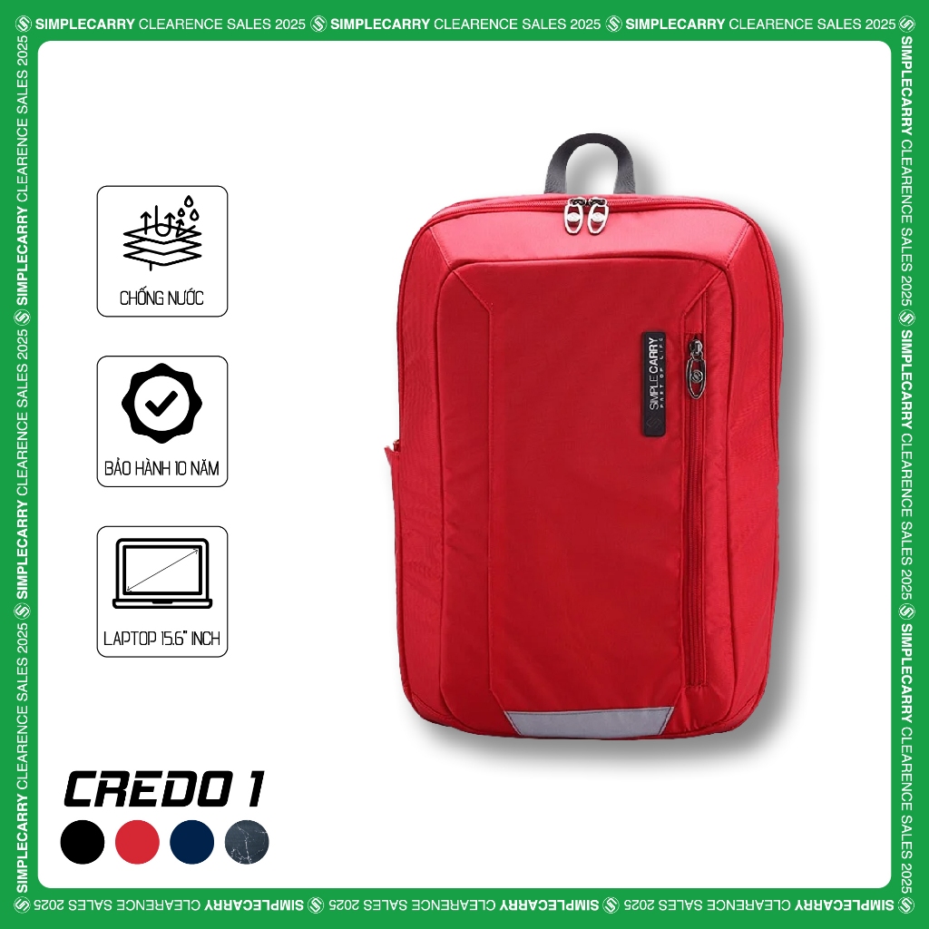 Balo Hàn Quốc Nam Nữ SimpleCarry Credo 1 Nhiều Màu, Vải Dạ Quang, Đựng ...