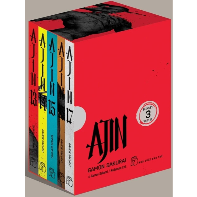 Ajin - Boxset (Tập 13 Đến Tập 17) - Tặng Kèm Bookmark 3D - NXB Trẻ ...