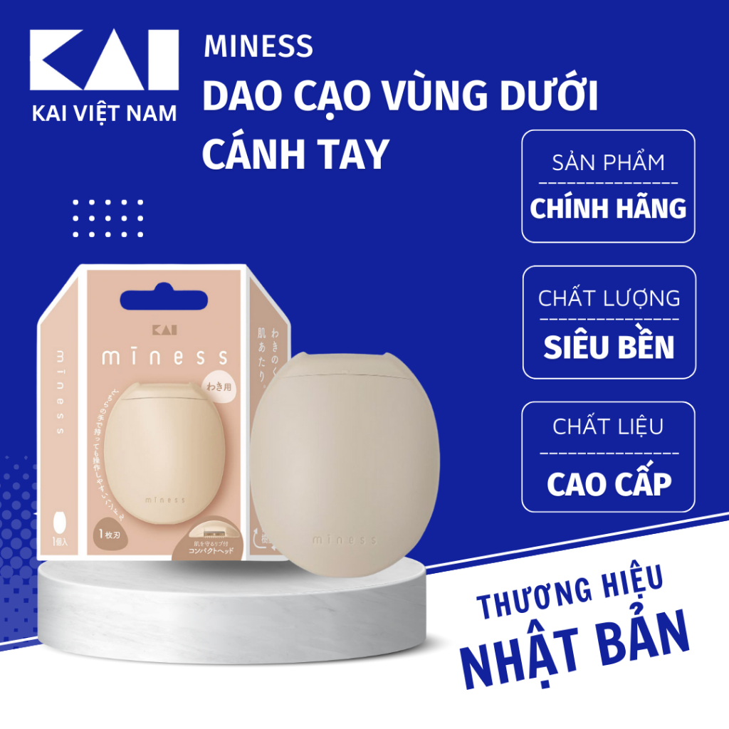 Dao cạo cho vùng da dưới cánh tay KAI MINESS GA0133 Dao cạo nữ loại bỏ ...